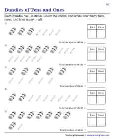 First Grade Math Worksheets