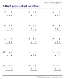 Second Grade Math Worksheets