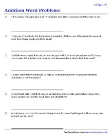 Second Grade Math Worksheets