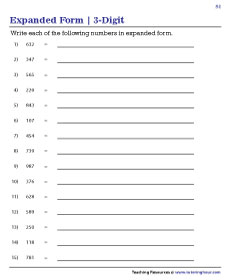 Second Grade Math Worksheets