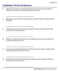 Third Grade Math Worksheets