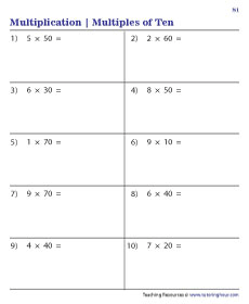 Third Grade Math Worksheets