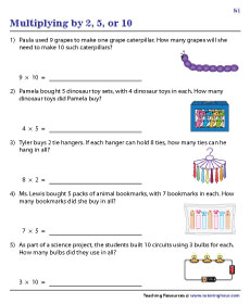 Third Grade Math Worksheets