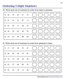 Third Grade Math Worksheets