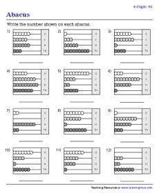 Fourth Grade Math Worksheets