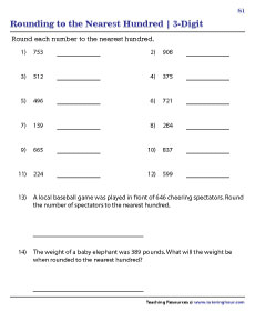 Fourth Grade Math Worksheets