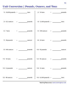 Fourth Grade Math Worksheets