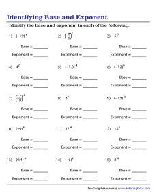 Sixth Grade Math Worksheets