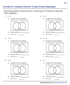 Sixth Grade Math Worksheets