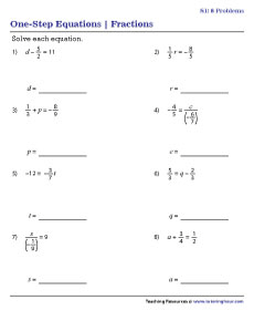 Sixth Grade Math Worksheets