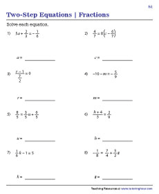 Seventh Grade Math Worksheets