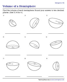 Eighth Grade Math Worksheets