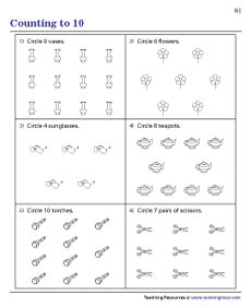Kindergarten Math Worksheets
