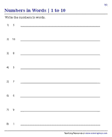 Kindergarten Math Worksheets