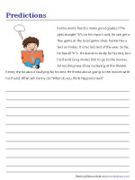 Making Predictions Worksheets