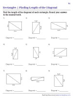 Pythagorean Theorem Worksheets