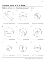 Surface Area Worksheets