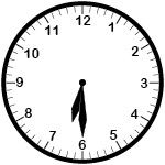 Matching Analog and Digital Clocks | Half-Hours