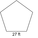 Finding Perimeter of a Regular Polygons | Customary Units