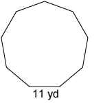 Finding Perimeter of a Regular Polygons | Customary Units