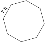 Finding Perimeter of a Regular Polygons | Customary Units