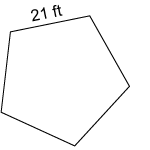 Finding Perimeter of a Regular Polygons | Customary Units