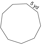 Finding Perimeter of a Regular Polygons | Customary Units