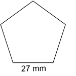 Finding Perimeter of a Regular Polygons | Metric Units