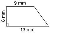 Area of a Trapezoid | Metric Units