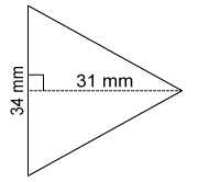 Area of Triangles in Metric Units