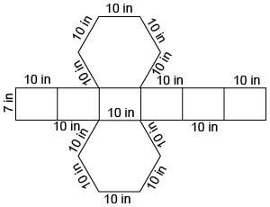 Surface Area Using Nets | Customary Units