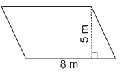 Finding Areas of Parallelograms | Metric Units