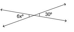 Algebra in Vertical Angles | One-Step Equations