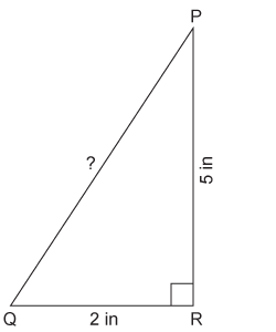 Pythagorean Theorem - Unknown Side Lengths | Customary