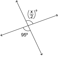 Solving Equations to Find Vertical Angles