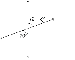 Solving Equations to Find Vertical Angles